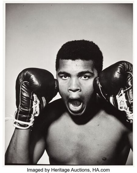 Philippe Halsman | Cassius Clay by Philippe Halsman, 1963, Gelatin ...