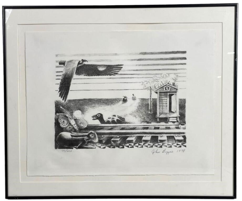 John Biggers | JOHN BIGGERS PRINT (1998) | MutualArt