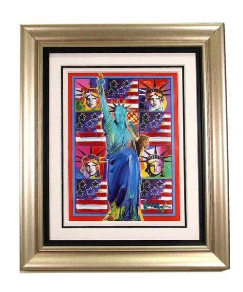Peter Max | GOD BLESS AMERICA III (2005) | MutualArt