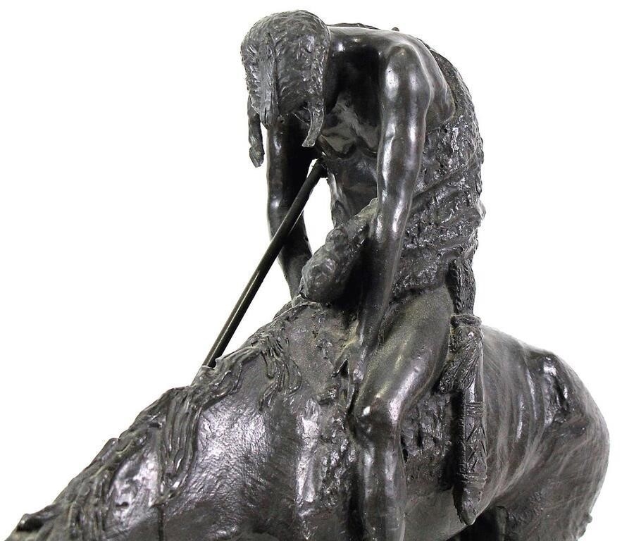 J. Fraser | HORSE WITH INDIAN | MutualArt