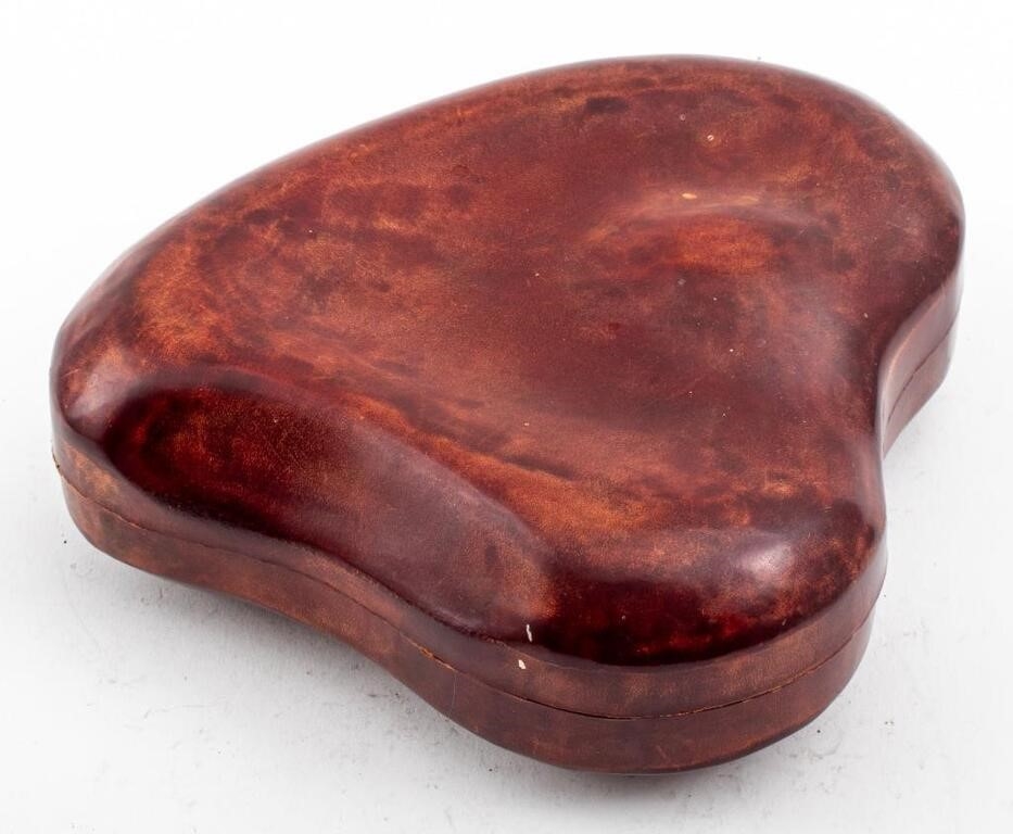 Elsa Peretti | Elsa Peretti for Tiffany Leather Heart Covered Box ...