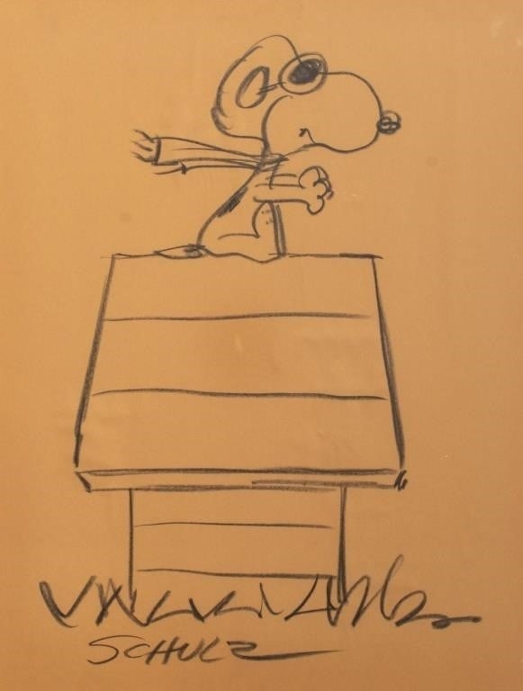 Charles Schulz | Pilot Snoopy | MutualArt