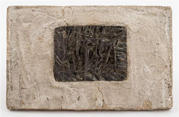 Otto Herbert Hajek | Otto Herbert Hajek Bronze Plaque Relief (1960 ...