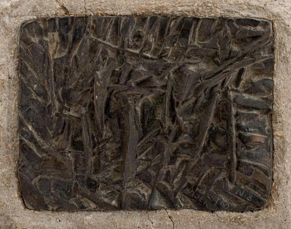 Otto Herbert Hajek | Otto Herbert Hajek Bronze Plaque Relief (1960 ...