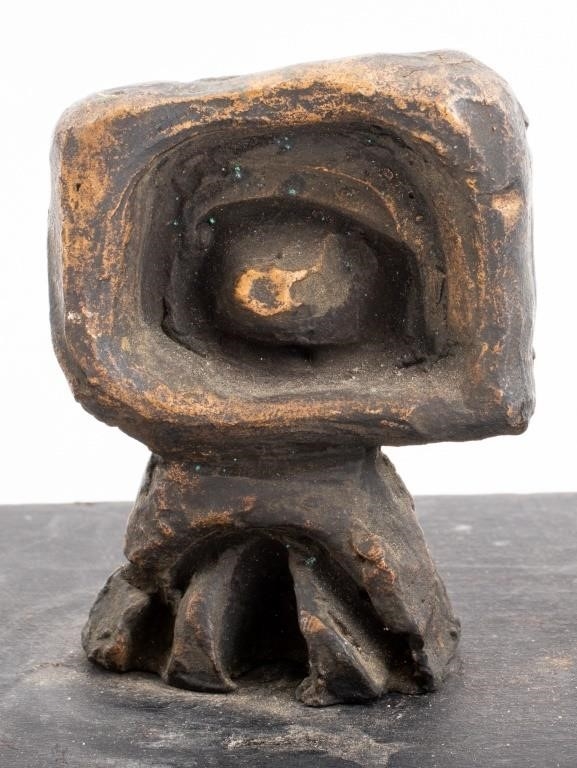 New York School | Abstract Expressionist Bronze Sculpture Triptych ...