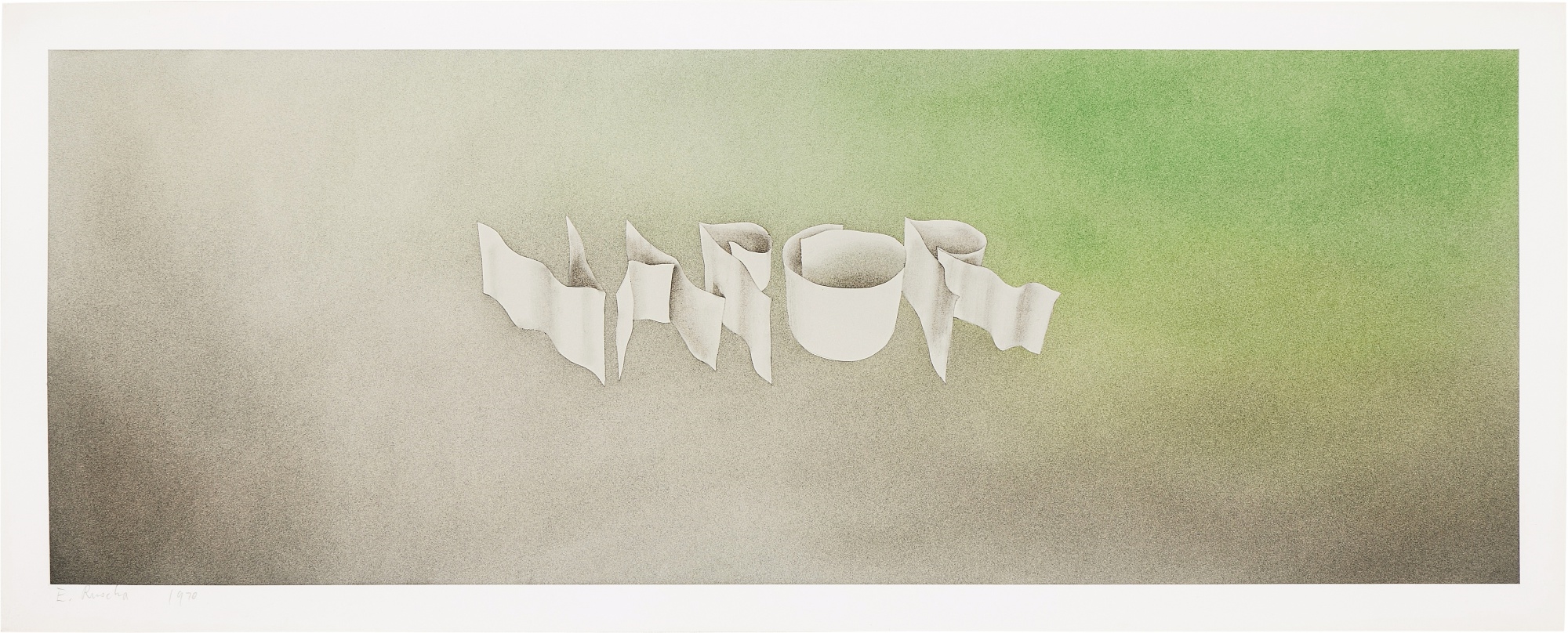 Ed Ruscha | Vapor | MutualArt