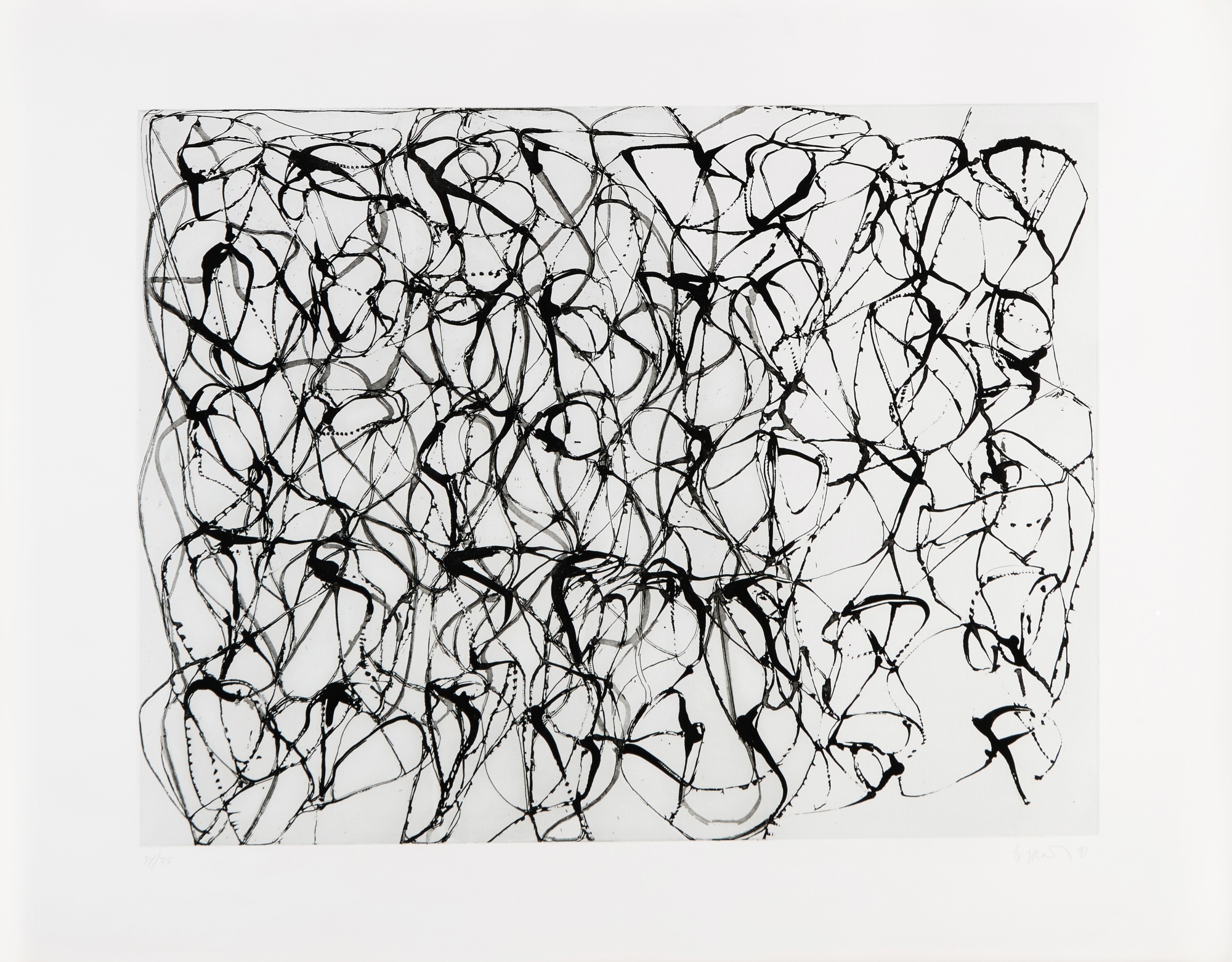 Brice Marden | Cold Mountain Series, Zen Studies 1-6 | MutualArt