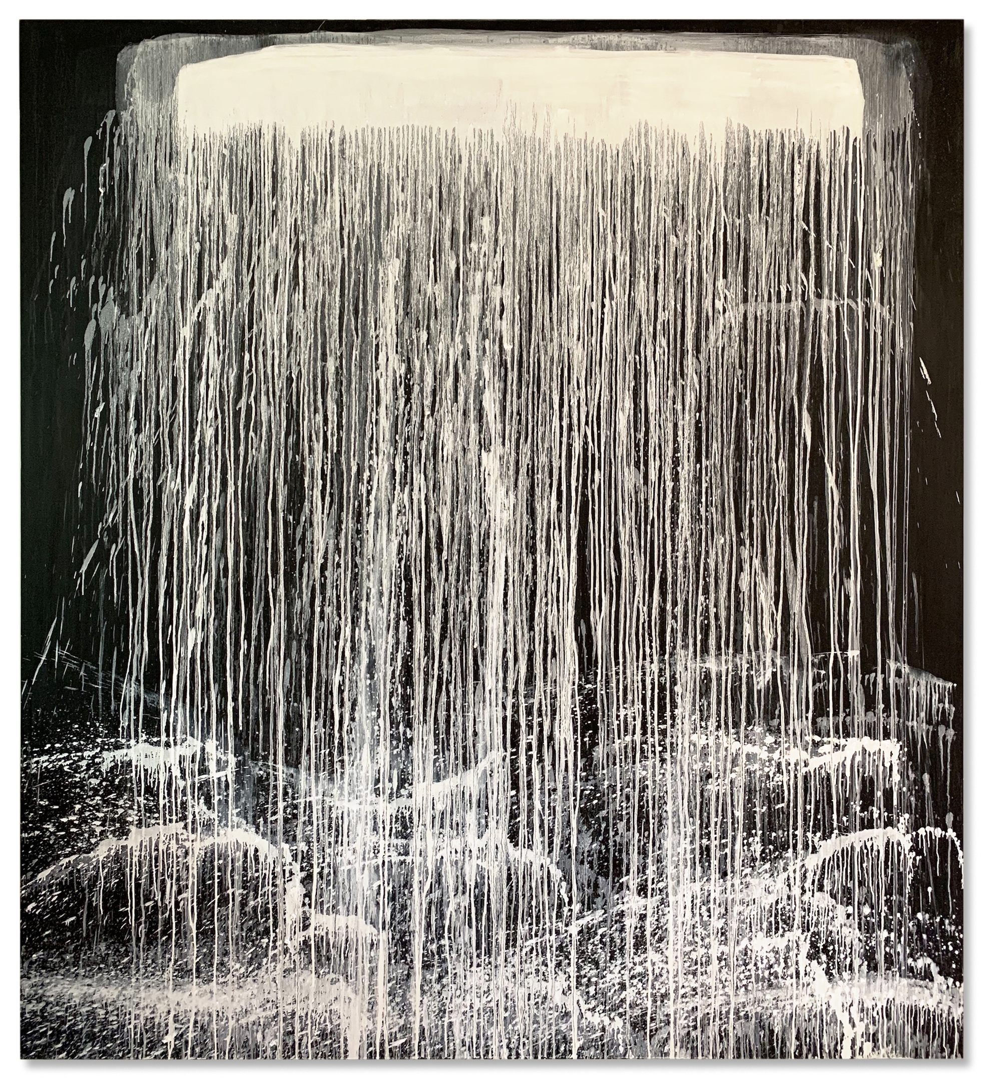 Pat Steir | Paris Waterfall (1990) | MutualArt