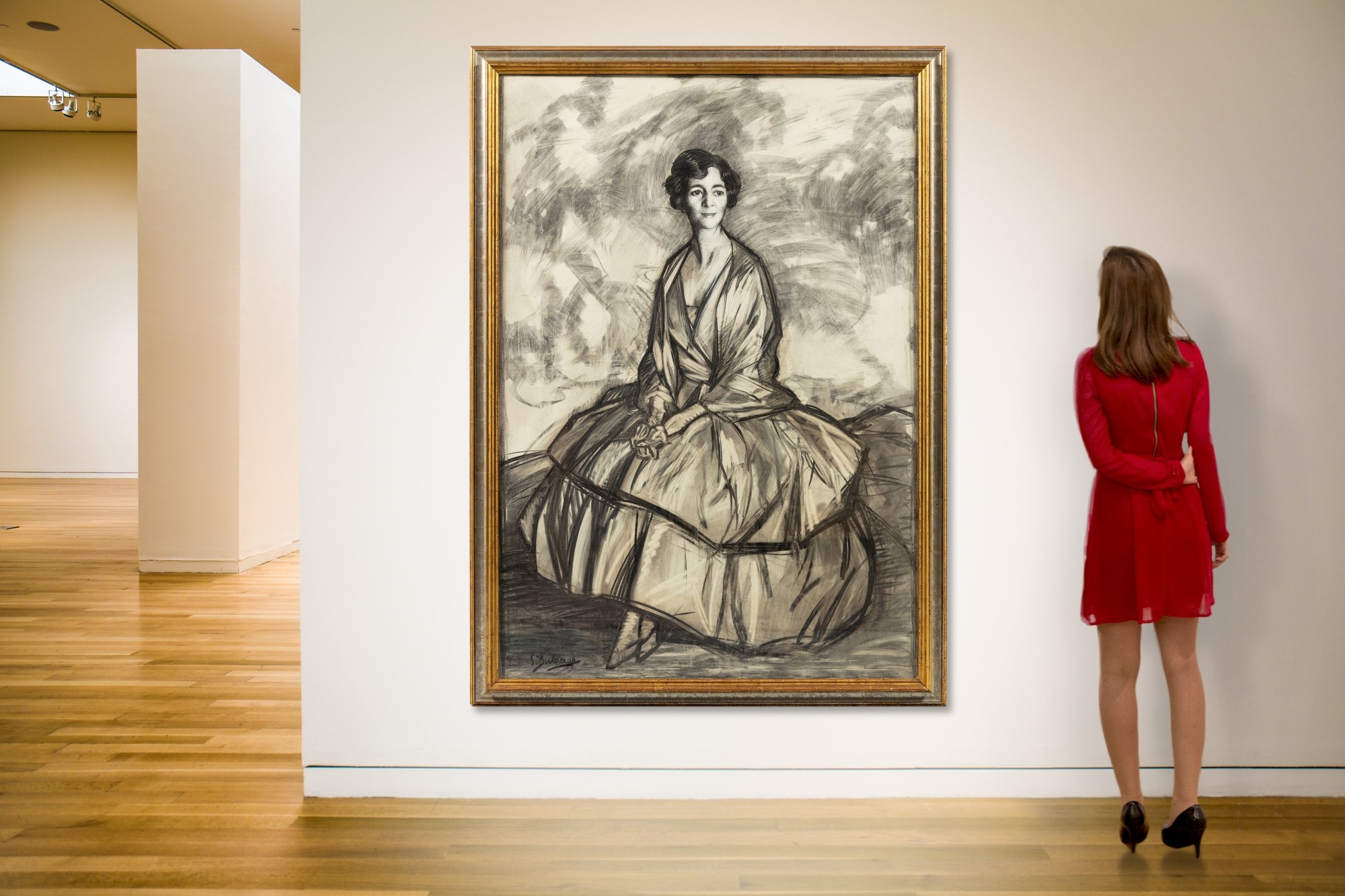 Ignacio Zuloaga y Zabaleta | Portrait de Madame Kerrigan | MutualArt