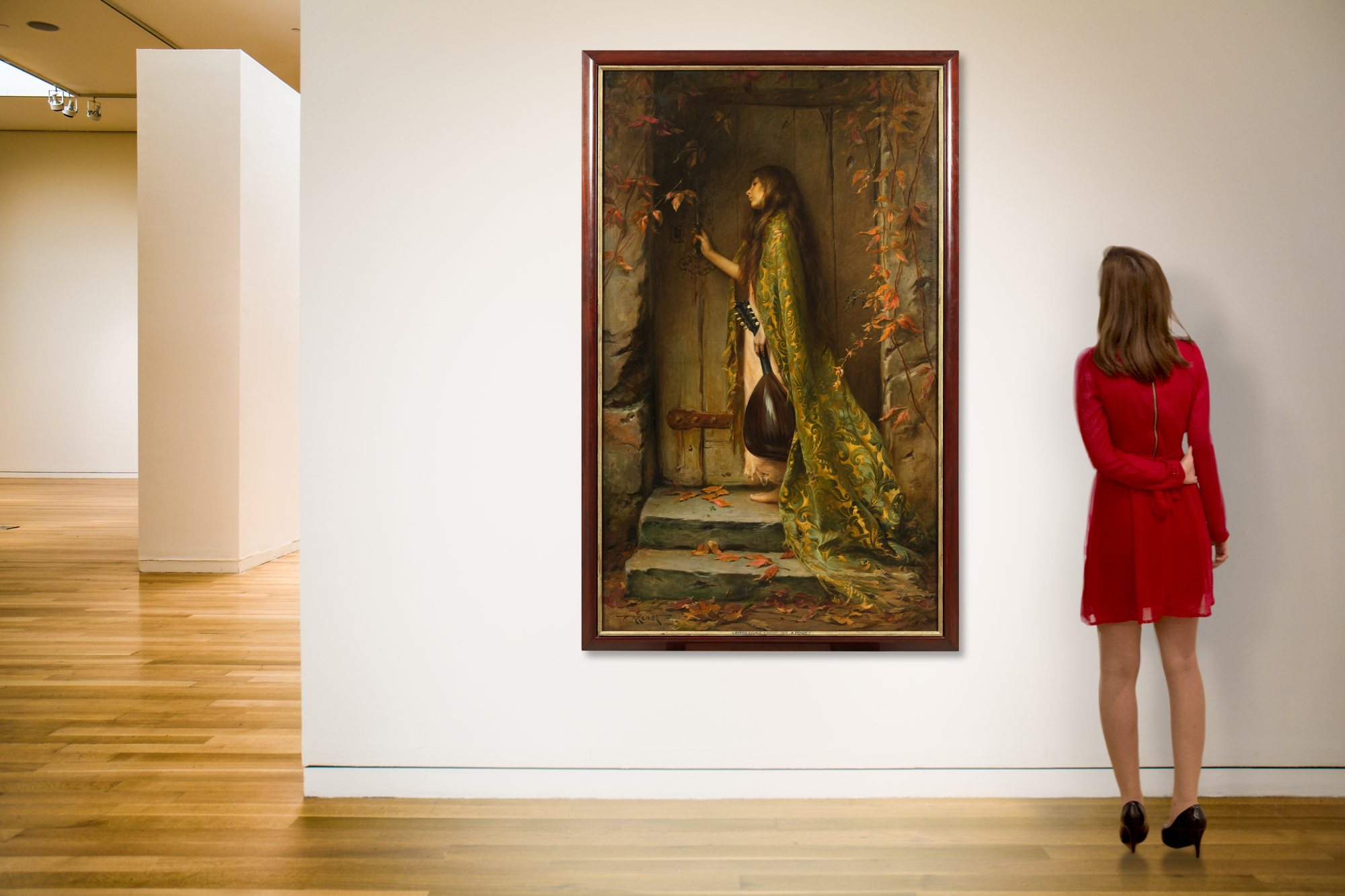 Albert-Joseph Pénot | La Petite Cigale ou Portrait de la fille de l ...