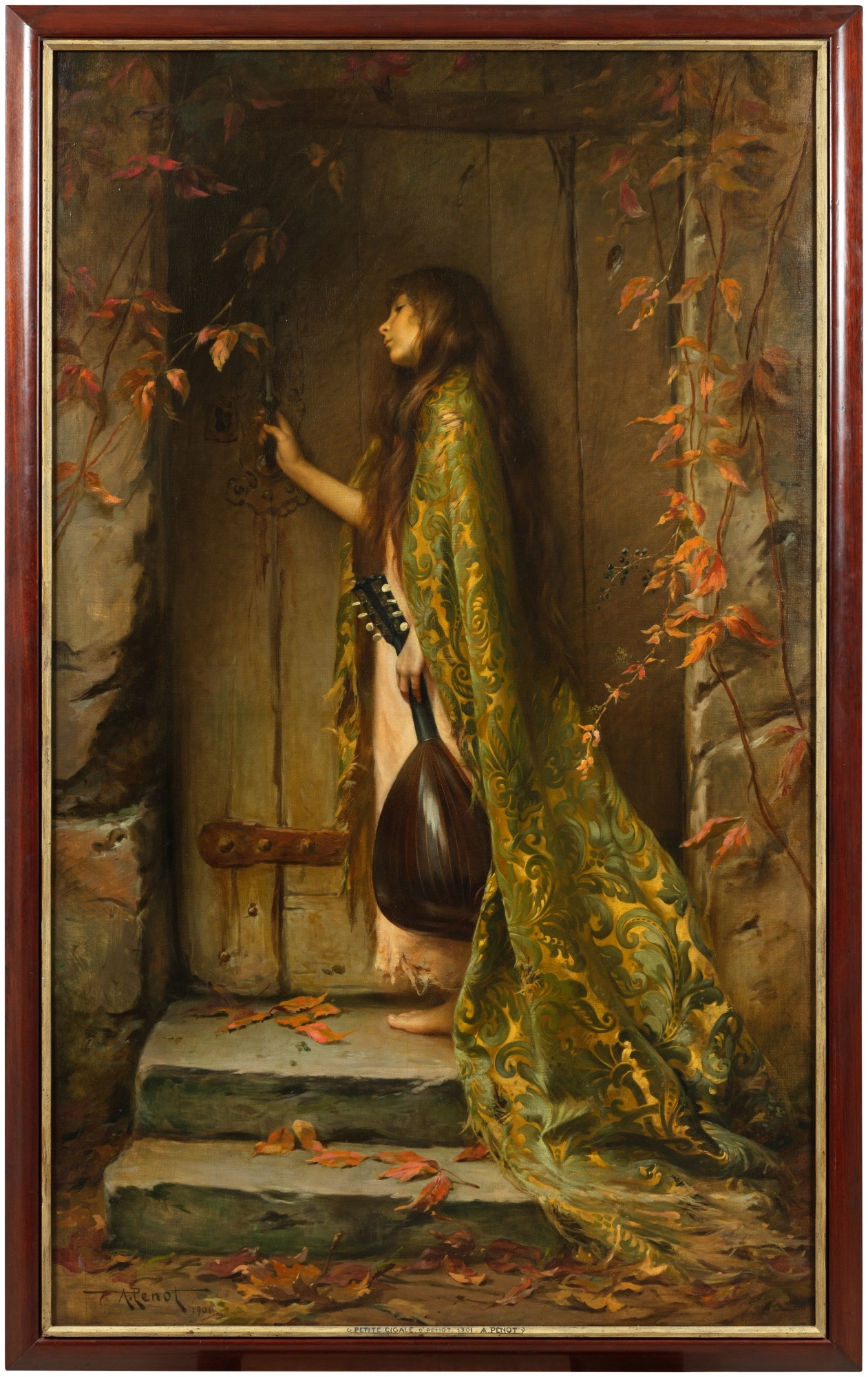 Albert-Joseph Pénot | La Petite Cigale ou Portrait de la fille de l ...