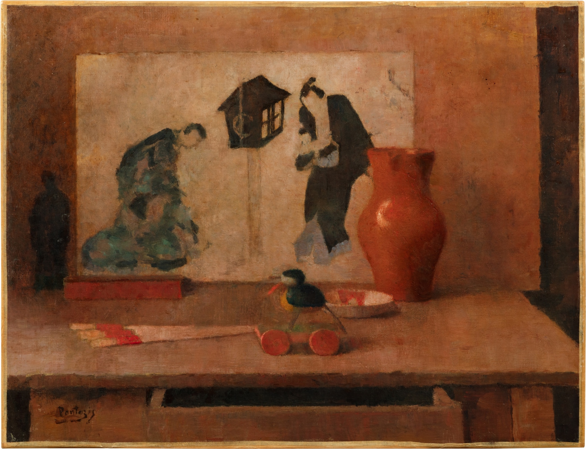 Periclis Pantazis | Nature morte avec estampes japonaises | MutualArt