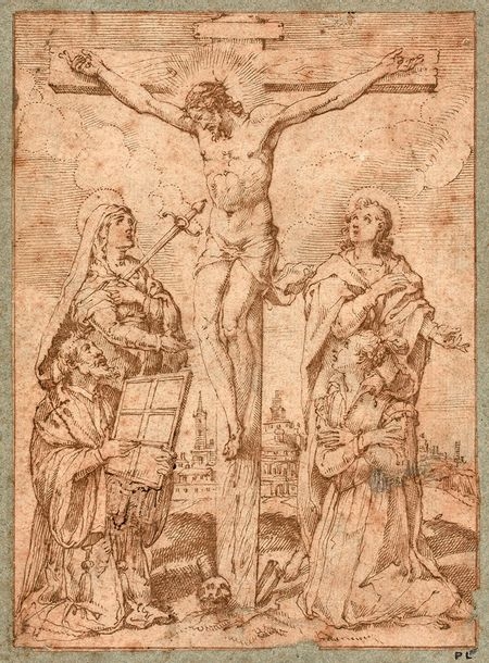Flemish School, 16th Century | Crucifixion (1600) | MutualArt