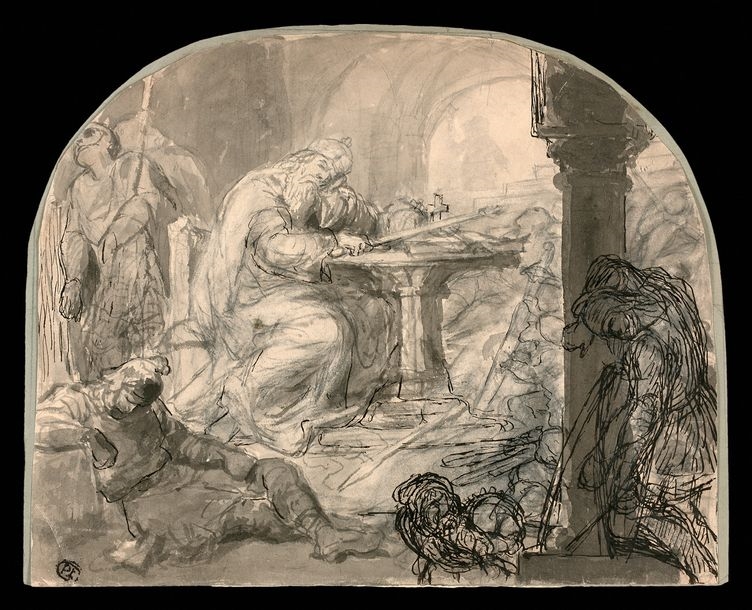 Octave Tassaert | The dream of Charlemagne | MutualArt