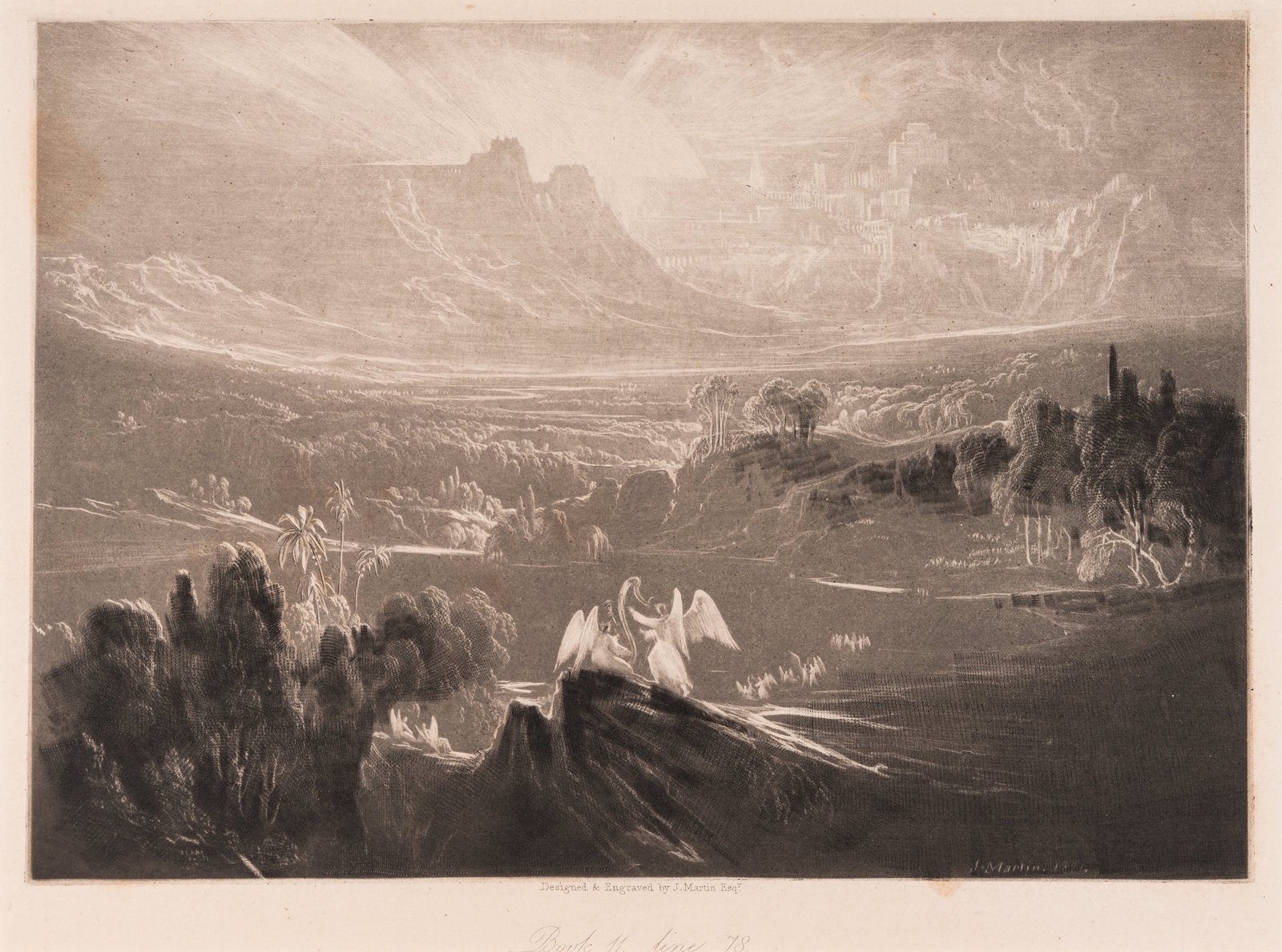 John Martin | [MILTON (1833) | MutualArt