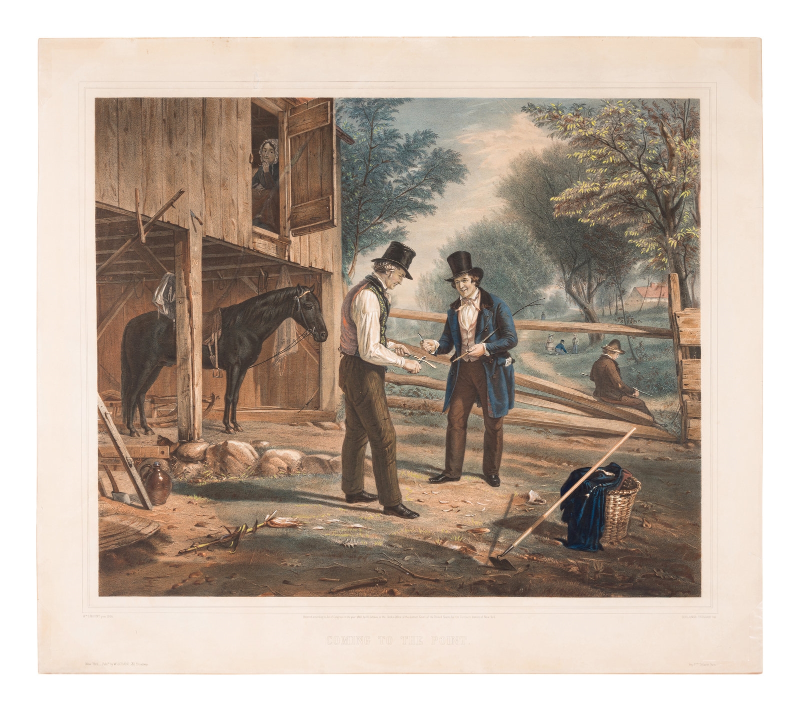 William Sidney Mount | Two Works: THE POWER OF MUSIC; MUSIC IS ...