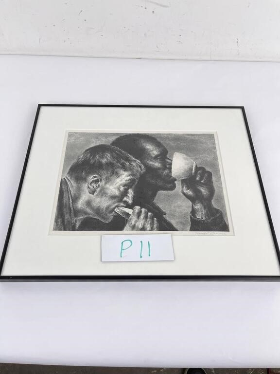 Josef Hirsh | Banquet Joseph Hirsch Signed Lithograph | MutualArt