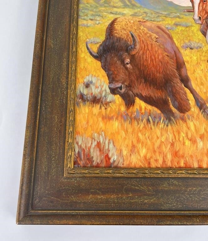 Jesse Henderson | Jesse W Henderson Montana Oil Painting (2004) | MutualArt