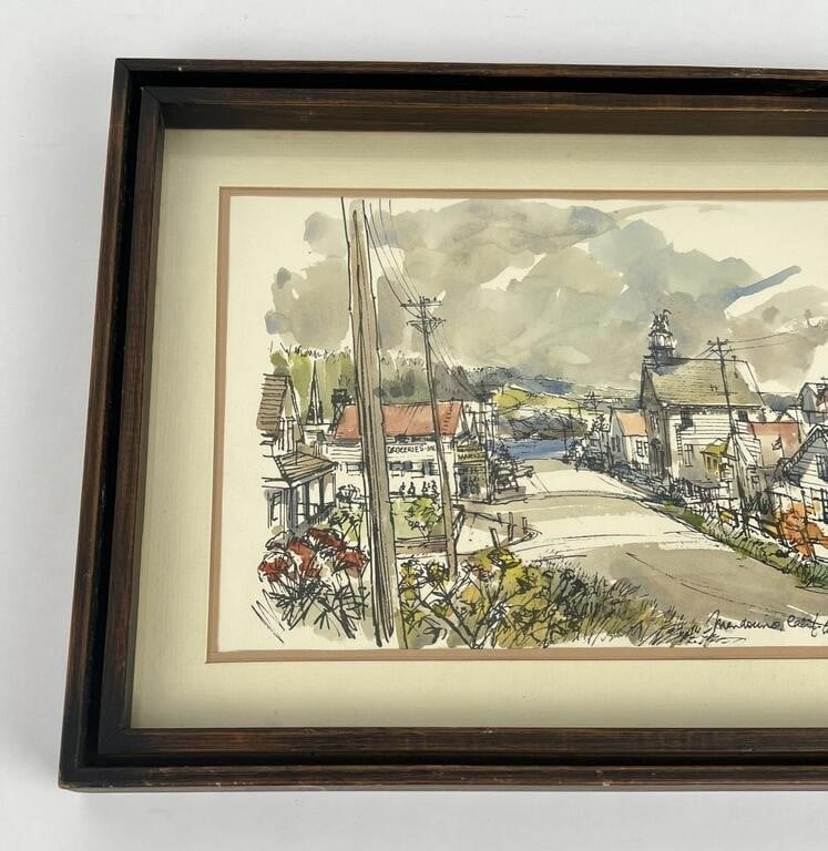 John Checkley | John Leonard Checkley California Watercolor (1970 ...