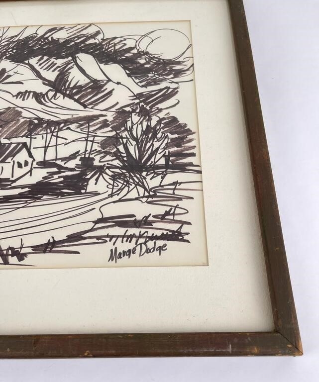 Marguerite G. Dodge | Marge Dodge Missoula Montana Drawing (1953 ...