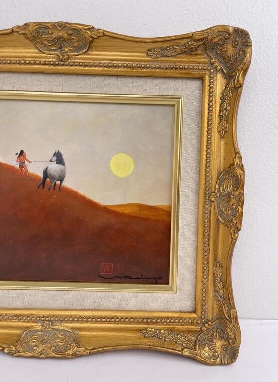 Mario Rabago | Mario Rabago Native American Indian Painting | MutualArt