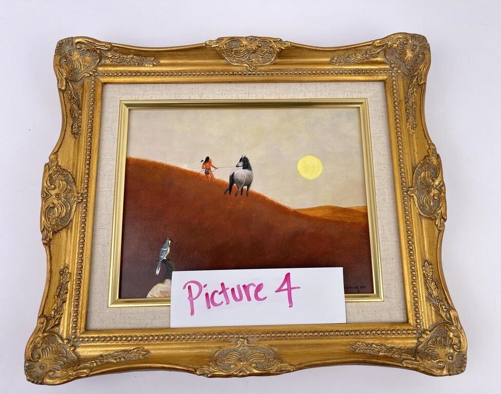 Mario Rabago | Mario Rabago Native American Indian Painting | MutualArt