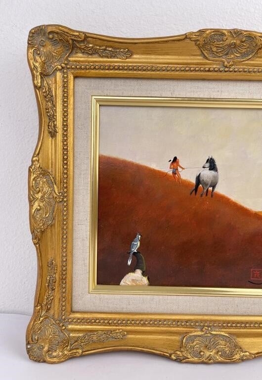 Mario Rabago | Mario Rabago Native American Indian Painting | MutualArt