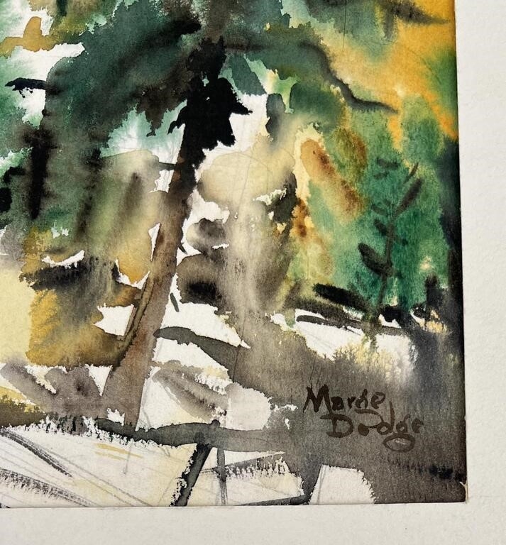 Marguerite G. Dodge | Marge Dodge Missoula Montana Watercolor Painting ...