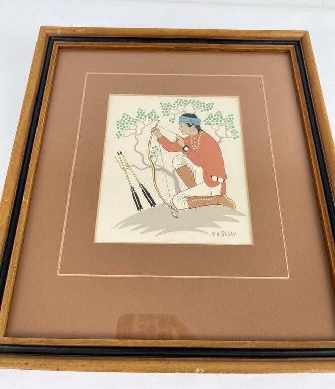 Harrison Begay | Harrison Begay Serigraph Silkscreen Print | MutualArt