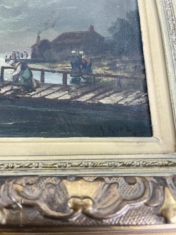 Arnold Willem Kort | Arnold Willem Kort Oil on Canvas Painting | MutualArt