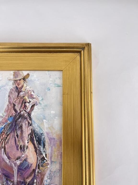 Jay Jung | Jay Jung Cowhand Painting (1955) | MutualArt
