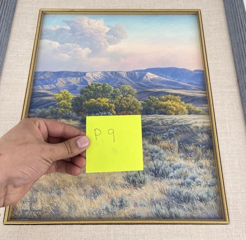 Connie Robinson | Connie Robinson Wyoming Oil on Board Painting | MutualArt