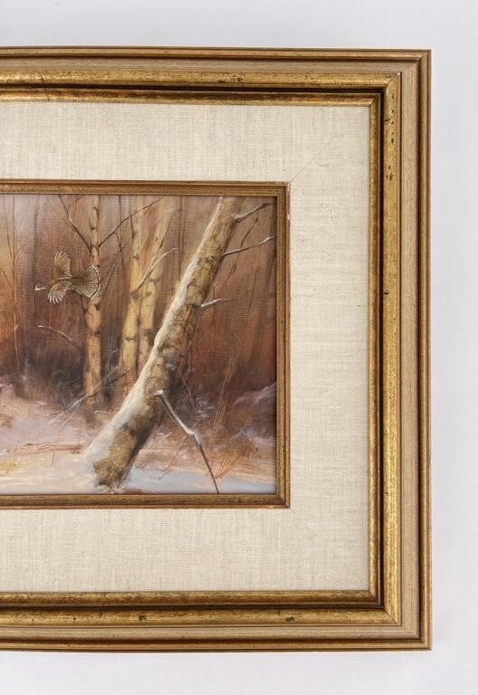 Tom Sander | Tom Sander Montana Oil on Board Painting (1938) | MutualArt