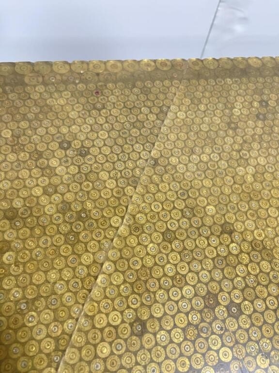 Michael Miller | Michael Miller Trench Art Shell Casing Hall Table ...