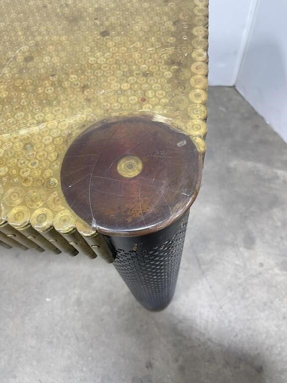 Michael Miller | Michael Miller Trench Art Shell Casing Hall Table ...