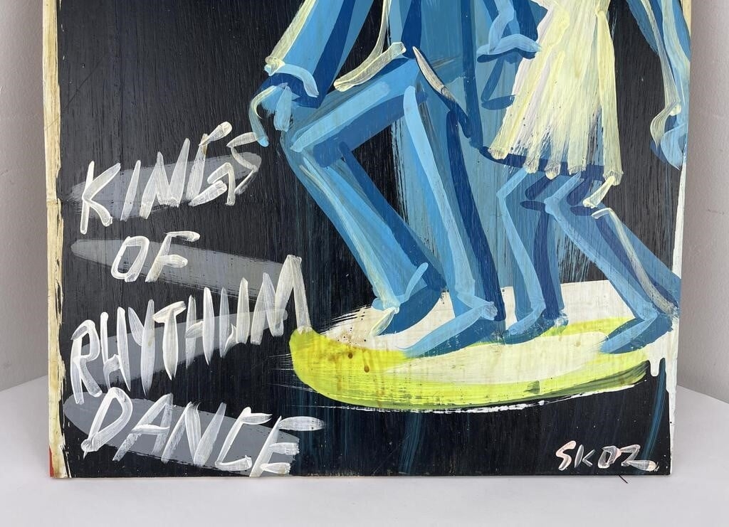 Steve Keene | Steve Keene Ike and Tina Turner Painting (2017) | MutualArt