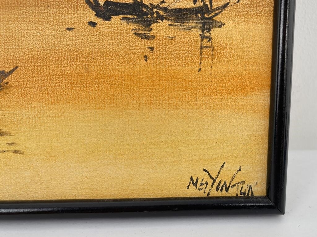 Mg Yin Tun | MG Yin Tun Burma Myanmar Oil Paintings | MutualArt