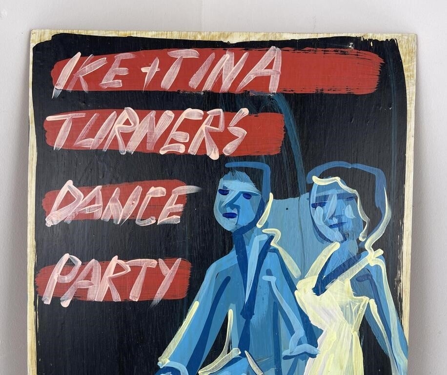 Steve Keene | Steve Keene Ike and Tina Turner Painting (2017) | MutualArt