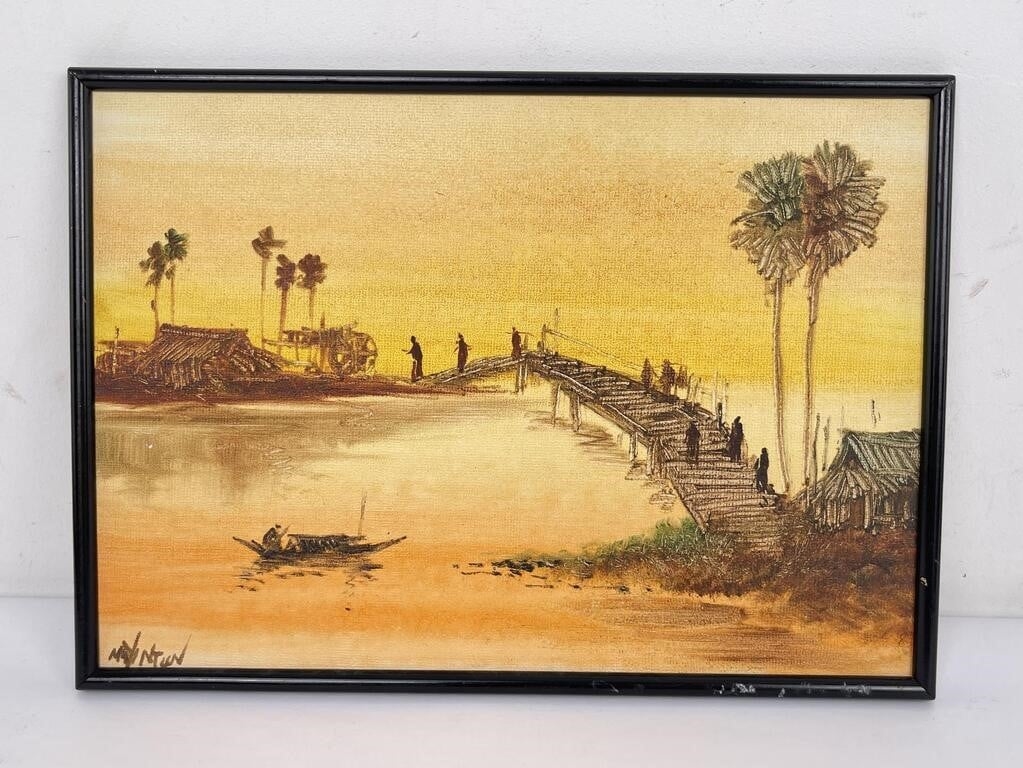Mg Yin Tun | MG Yin Tun Burma Myanmar Oil Paintings | MutualArt