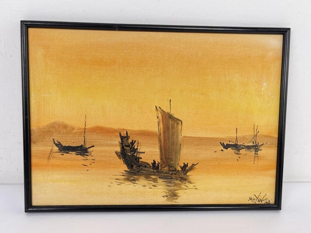 Mg Yin Tun | MG Yin Tun Burma Myanmar Oil Paintings | MutualArt