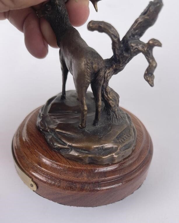 Paul Geffre | Paul Geffre Elk Bronze | MutualArt