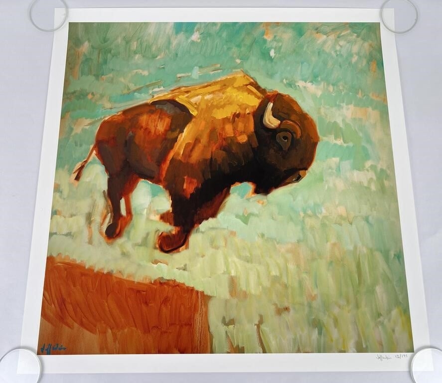 Jeff Weir | Jeff Weir Idaho 'Send It' Buffalo Print | MutualArt