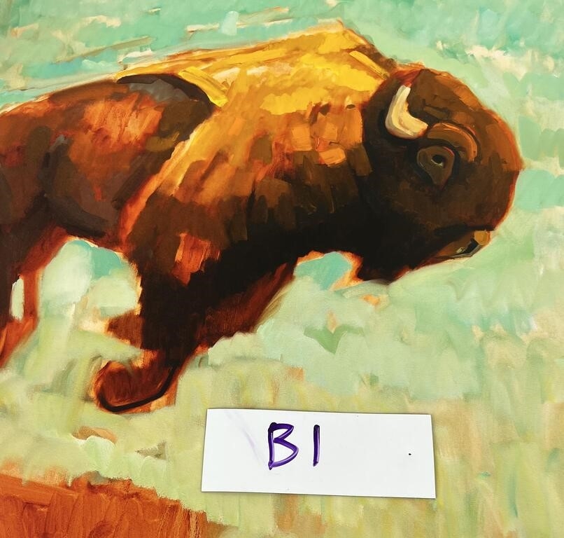 Jeff Weir | Jeff Weir Idaho 'Send It' Buffalo Print | MutualArt