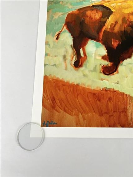 Jeff Weir | Jeff Weir Idaho 'Send It' Buffalo Print | MutualArt