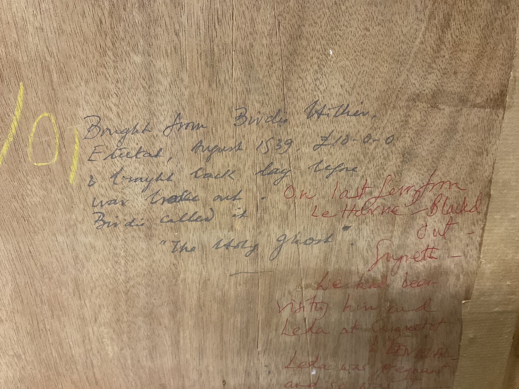 Tristram Paul‏ Hillier | 1983), pencil and watercolour ‘The Holy Ghost ...