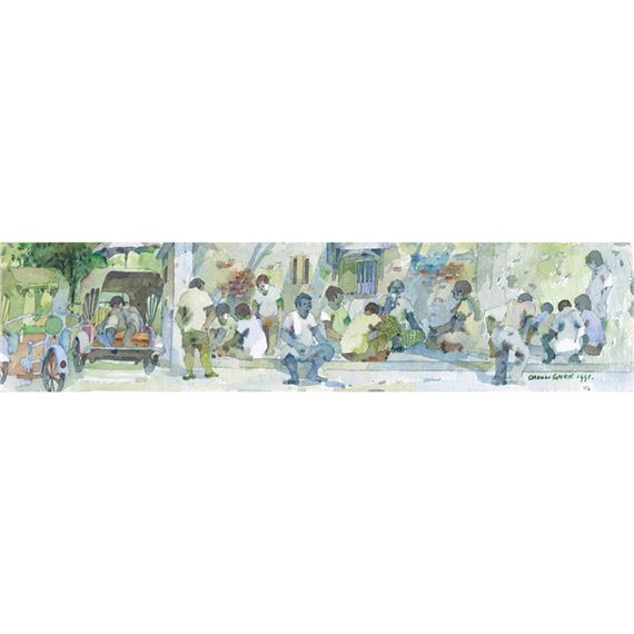 Tan Choon Ghee | Penang Street Scene (1991) | MutualArt