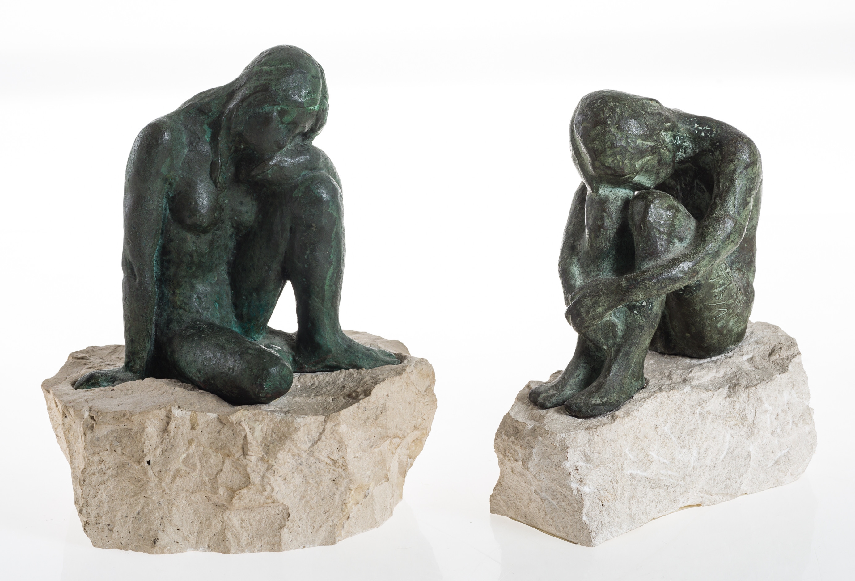 Vicente Llorens Poy | Desnudo masculino sentado | MutualArt