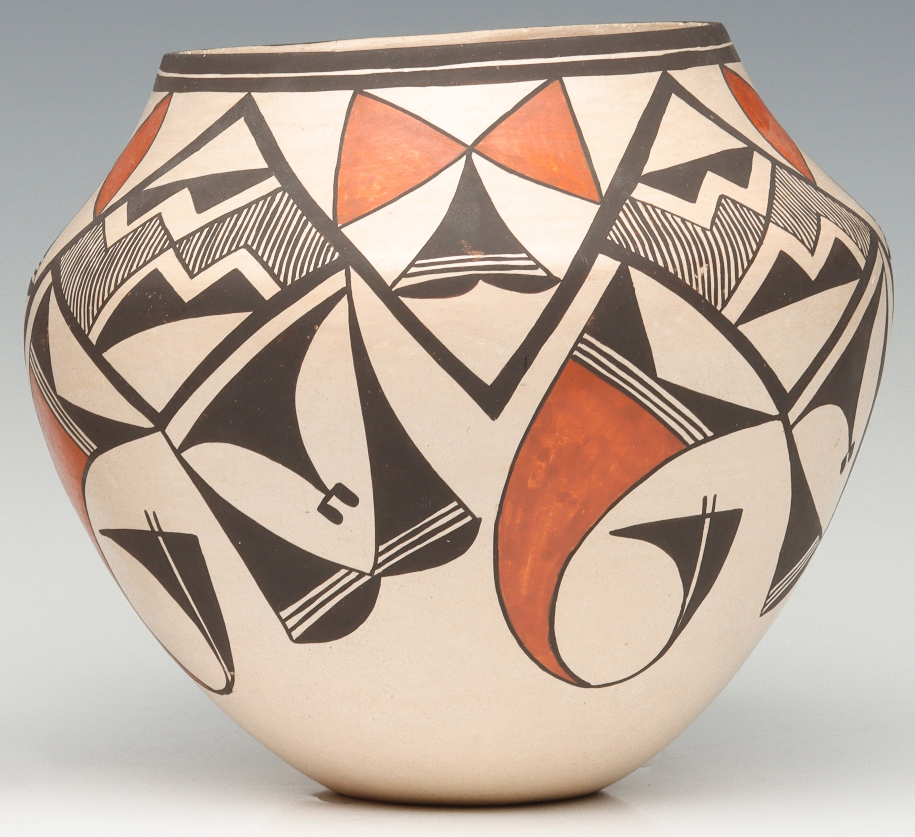 Lucy M. Lewis | ACOMA POTTERY JAR | MutualArt