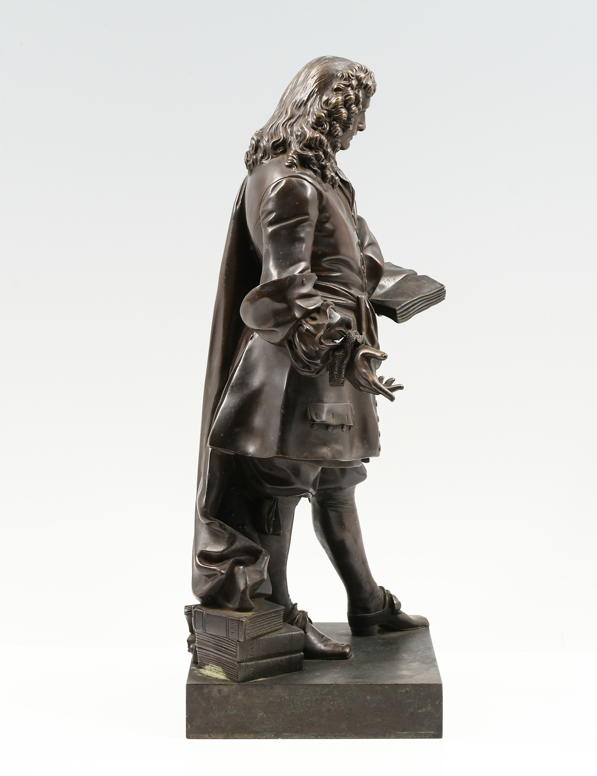 Étienne Marin Mélingue | Moliere In A Standing Pose Reading From A Book ...