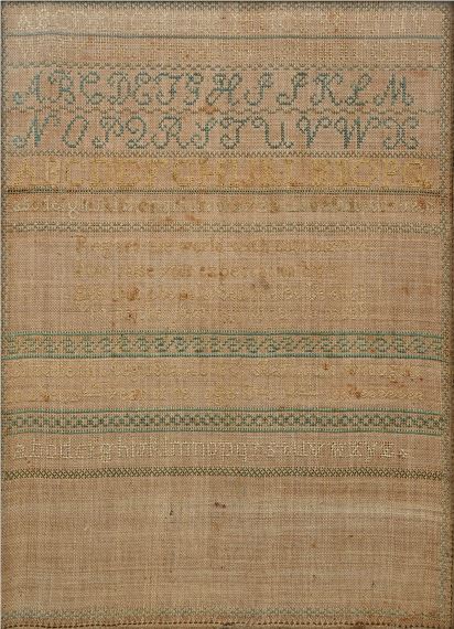 Elizabeth Rintoul | Hand-Stitched Sampler | MutualArt